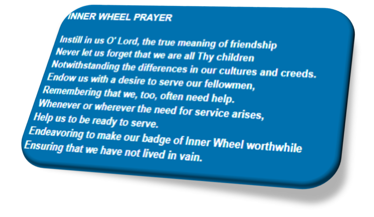 Inner Wheel Prayer - Inner Wheel Club of Shimla